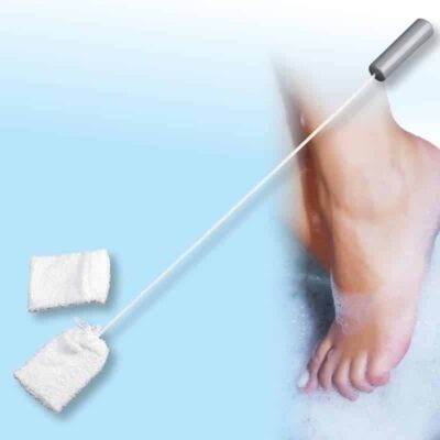 Toe Washer - Assists peaople to Washes and Dries in between toes