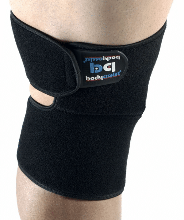 Thermal Knee Wrap with Gel Buttress - Black • Able Medilink